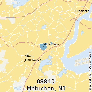Metuchen (zip 08840), NJ