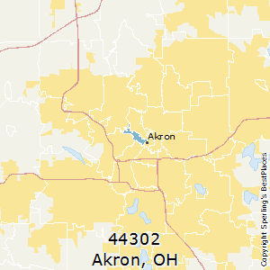 Akron (zip 44302), OH