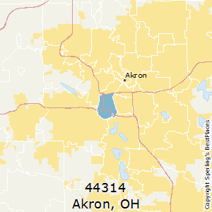 Akron (zip 44314), Ohio Crime