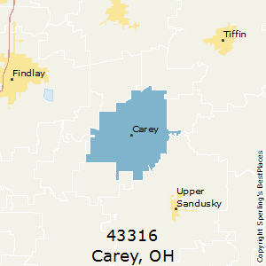 Carey (zip 43316), OH