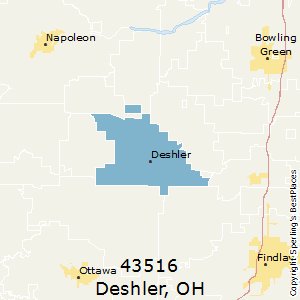 Deshler (zip 43516), OH