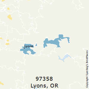 Best Places to Live in Lyons (zip 97358), Oregon