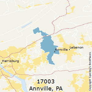 Annville (zip 17003), PA