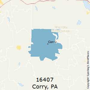 Corry (zip 16407), PA
