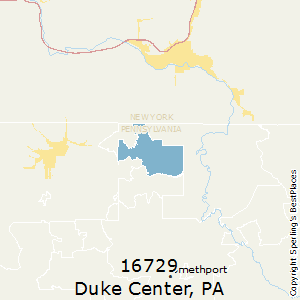 Duke Center (zip 16729), PA