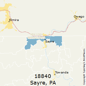 Sayre (zip 18840), PA