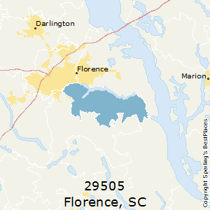 Florence Sc Zip Code Map - Map