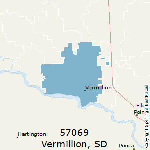 Vermillion (zip 57069), SD