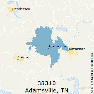 Adamsville (zip 38310), TN