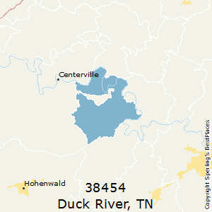 Duck River (zip 38454), TN