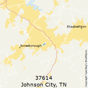 Johnson City (zip 37614), TN