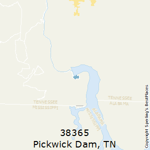 Pickwick Dam (zip 38365), TN