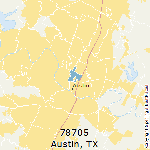 Best Places to Live in Austin (zip 78705), Texas