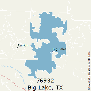 Big Lake (zip 76932), TX