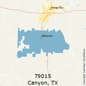 Canyon (zip 79015), TX