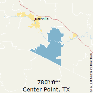 Center Point (zip 78010), TX