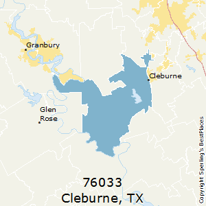 Cleburne (zip 76033), TX