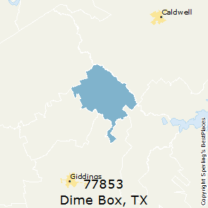 Dime Box (zip 77853), TX