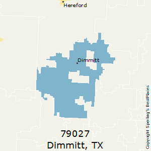 Dimmitt (zip 79027), TX