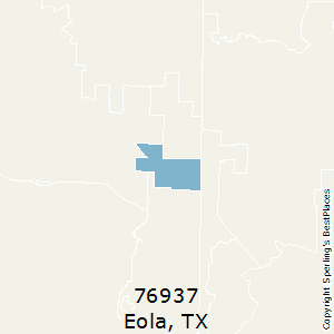 Eola (zip 76937), TX