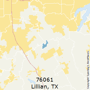 Lillian (zip 76061), TX