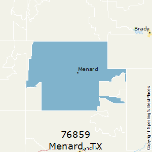 Menard (zip 76859), TX