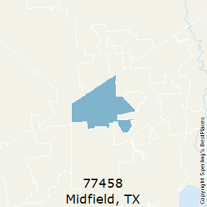 Midfield (zip 77458), TX