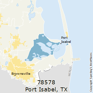 Port Isabel (zip 78578), TX