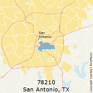 San Antonio (zip 78210), TX