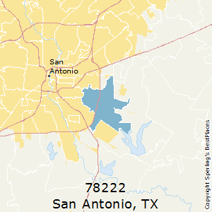 San Antonio (zip 78222), TX