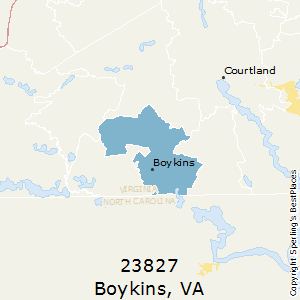 Boykins (zip 23827), VA