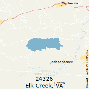 Elk Creek (zip 24326), VA