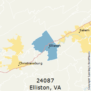 Elliston (zip 24087), VA
