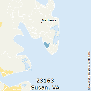 Susan (zip 23163), VA