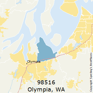 Zip Code Map Olympia Wa - United States Map