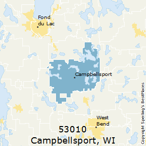 Campbellsport (zip 53010), WI