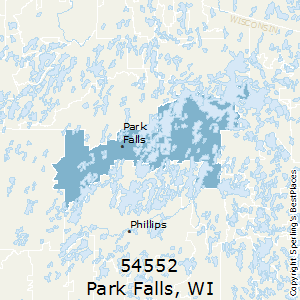 Park Falls (zip 54552), WI