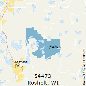 Rosholt (zip 54473), WI
