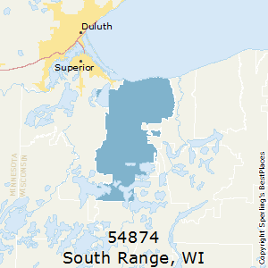 South Range (zip 54874), WI