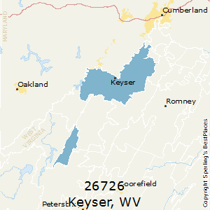 Keyser (zip 26726), WV