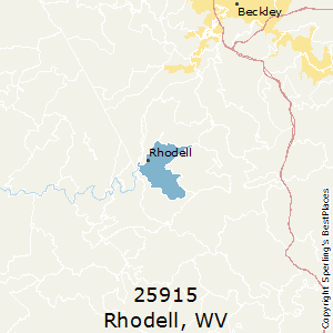 Rhodell (zip 25915), WV